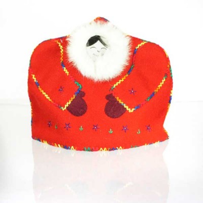 Inuit Tea Cozy – Two Sided Red Ladies | Arctic Canada Trading